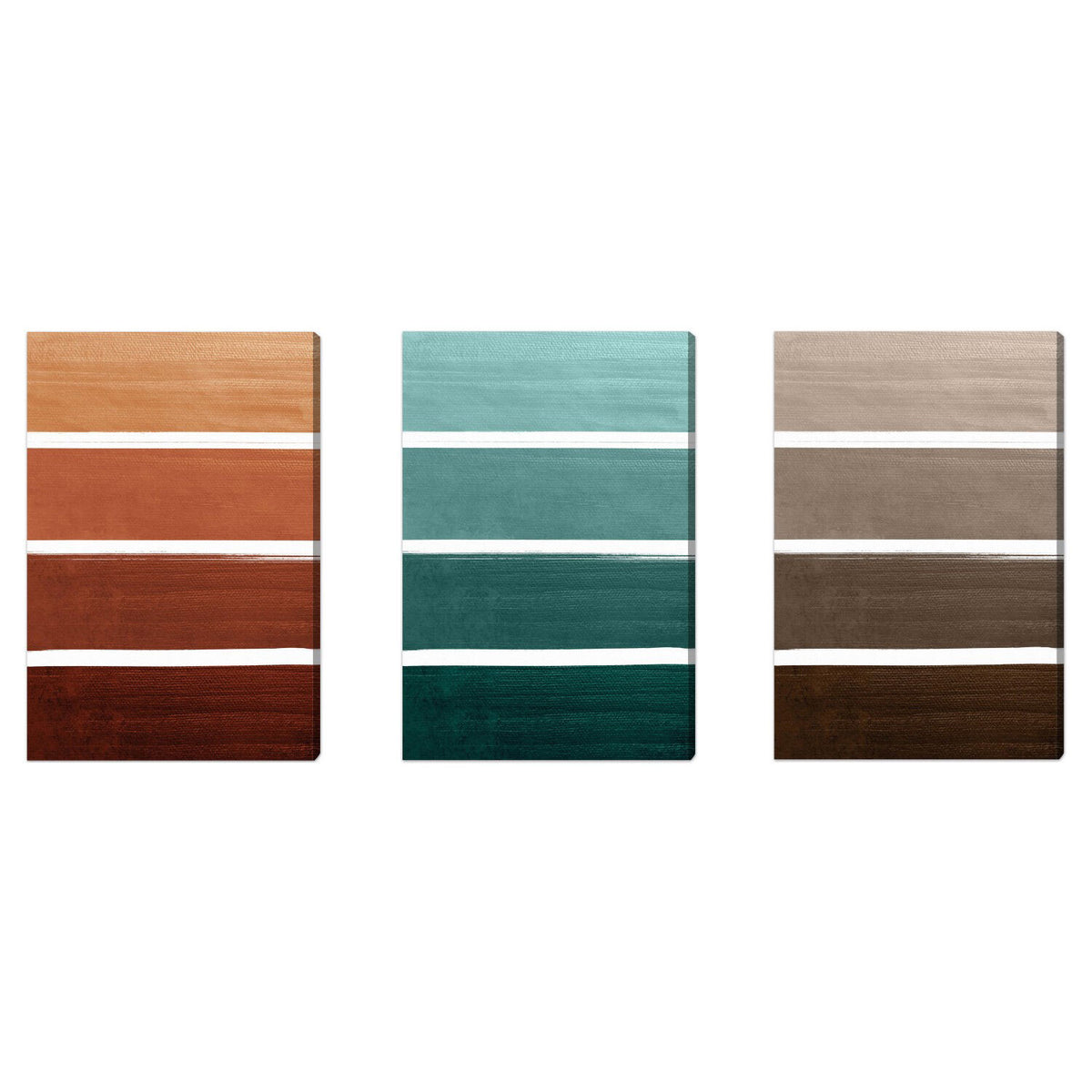 Color Studies - Teal and Rust | By Oliver Gal