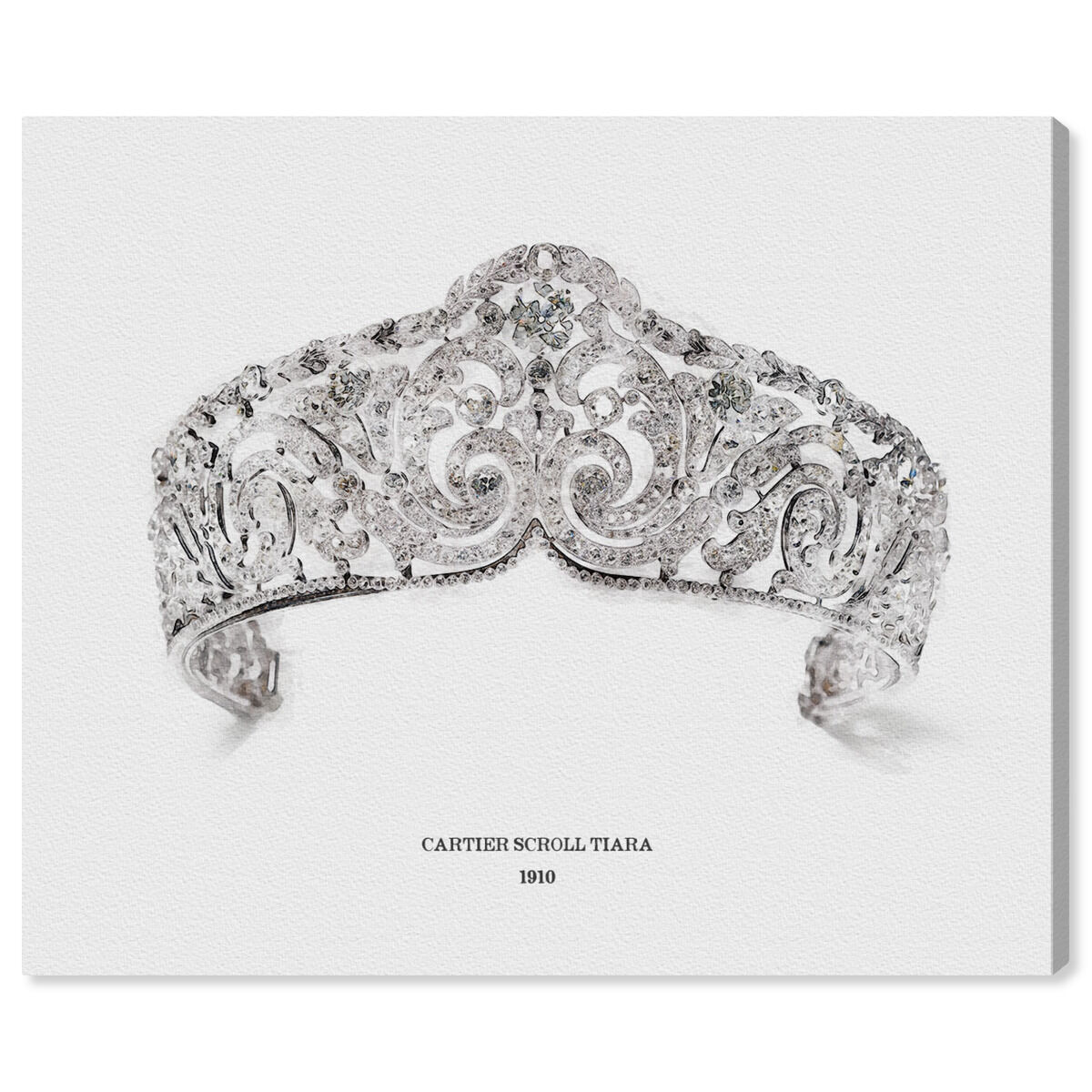 Scroll Tiara 1910 | By Oliver Gal