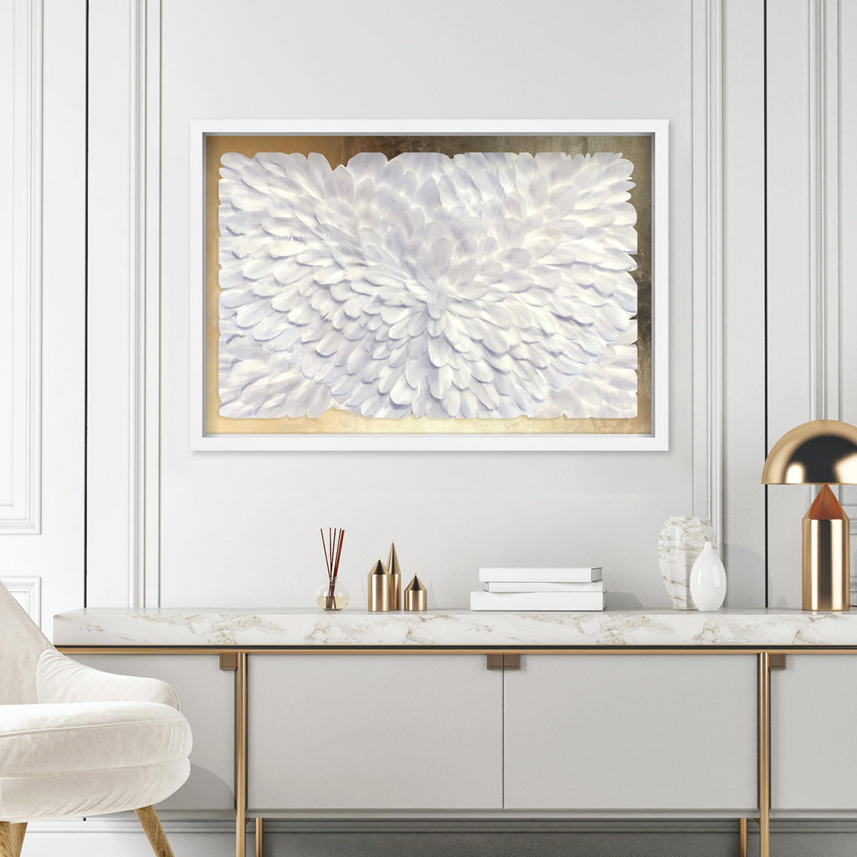 Feather Angles II | Wall Art by Oliver Gal