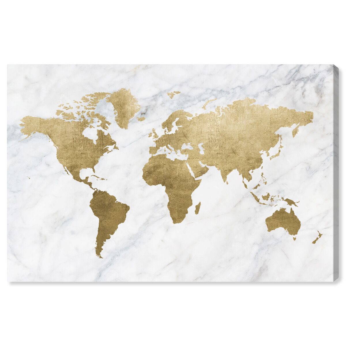 Mapamundi Marble | Maps and Flags Wall Art by Oliver Gal
