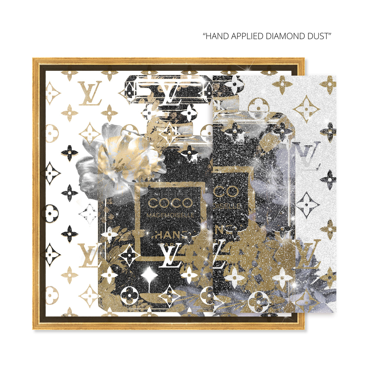 Coco Blinded Love Blue: Diamond Dust™ | Fashion and Glam Wall Art by ...