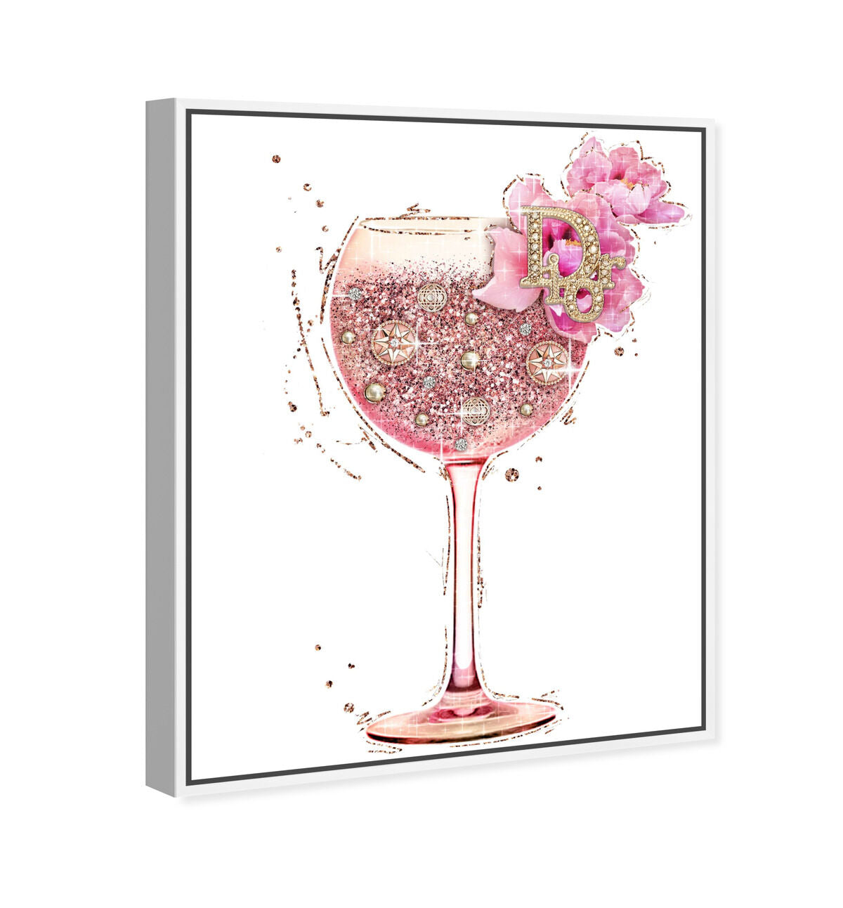 Luxe Toast | Drinks and Spirits Wall Art by The Oliver Gal