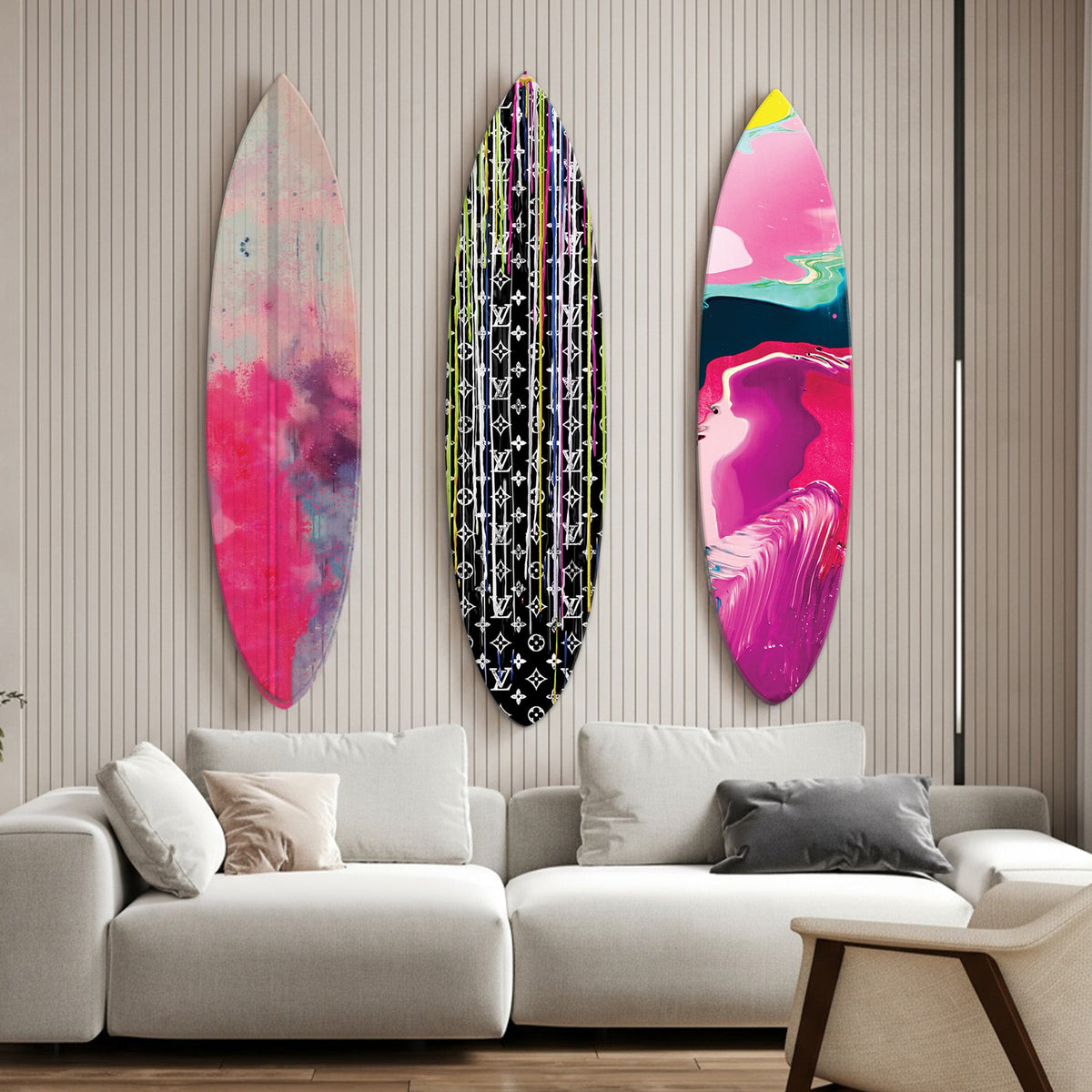 Electric Pop | Surfboard Gallery Wall – Oliver Gal